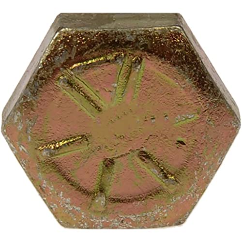 Cap Screw | Hex Head | 7 Pieces | Grade 8 | 3/8-24 x 3 In. | Gold | Steel