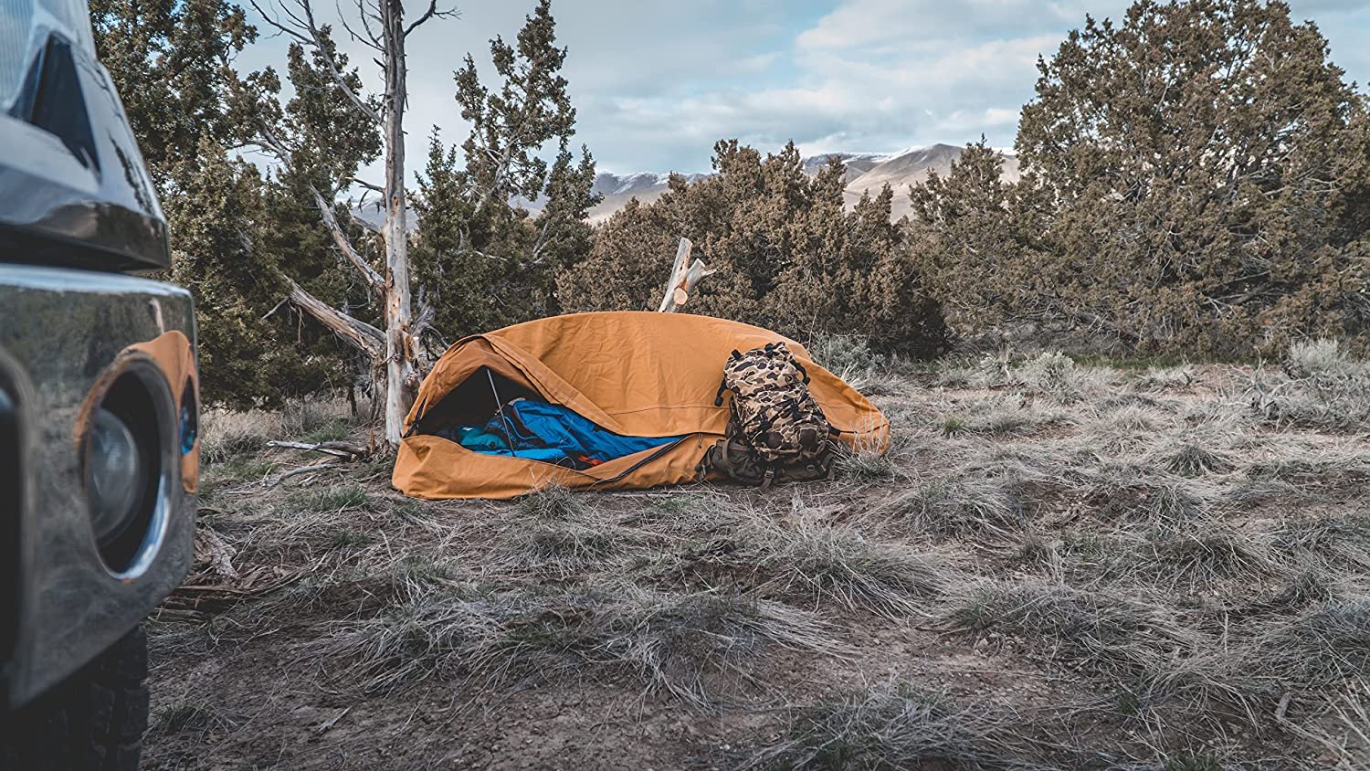 Canvas Cutter Dominator 2.0 Bedroll - Heavy Duty Bed Roll for Camping with Water Resistant Breathable Canvas - Bedroll Bundle with Full Pole System