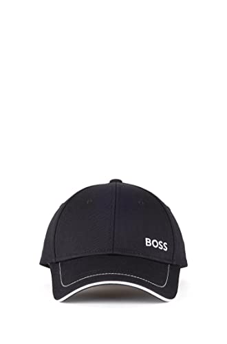 Boss Green 50245070-001 Men's Logo Twill Cap 1, New Black, One Size