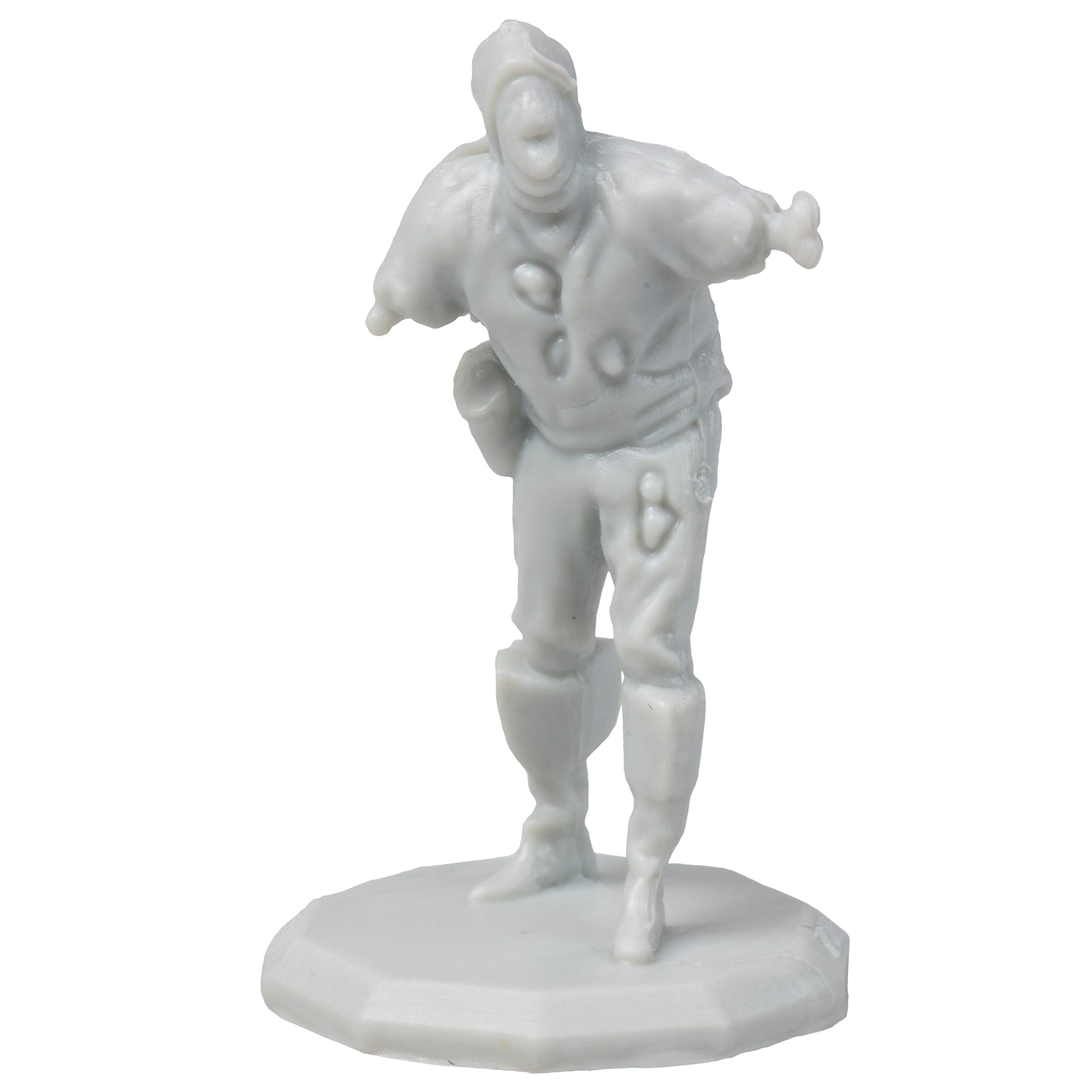 Monster Protectors 56 Unpainted Fantasy Mini Figures- All Unique Designs- 1" Hex-Sized Compatible with DND Dungeons and Dragons, Pathfinder and RPG Tabletop Games- Features Goblins, Gnolls, Skeletons