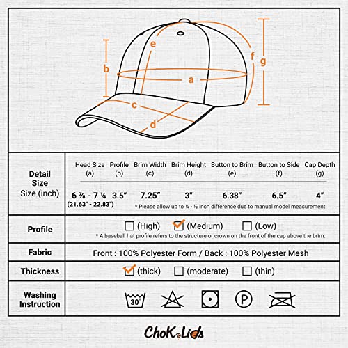 CHOK.LIDS Foam Trucker Hat Summer Mesh Cap Solid Two Toned Blank Foamhead hat for Mens Womens Adjustable Strap Light Weight (White/Neon Orange)