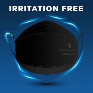 Breatheze KN95 Face Masks Made In USA FDA Registered - Disposable KN95 Mask - 3D Style, 10-pack Black