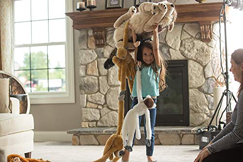 Wild Republic Chimpanzee w/baby plush, Monkey Stuffed Animal, Plush Toy, Gifts for Kids, Hanging 20 Inches