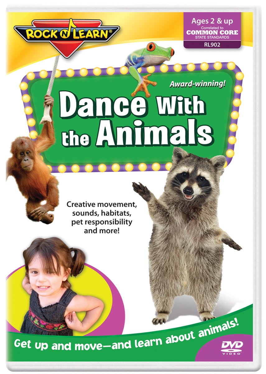 Preschool Active Learning 2 DVD Set - Alphabet Exercise and Dance with The Animals