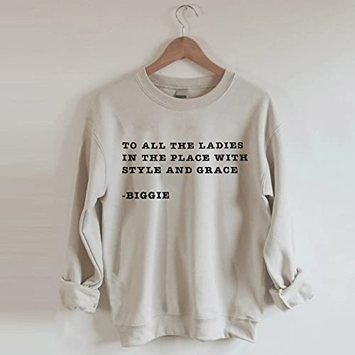 Casual Crewneck Sweatshirts Loose Fit Long Sleeve Pullover Hoodies for Women Beige Thin Sweatshirts for Women