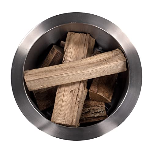 CRAFTSMAN 19.5" Smokeless Wood Fire Pit Portable Stainless Steel Camping, RVing, Backyard Bonfire fire Pit