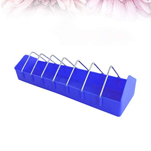 Mipcase Pigeon Feeder Pigeon Feeder- Thicken Plastic Feeding Food Slot, Bird Food Storage Container Bird Supplies for Duck Pigeon Parrots Poultry Chicken