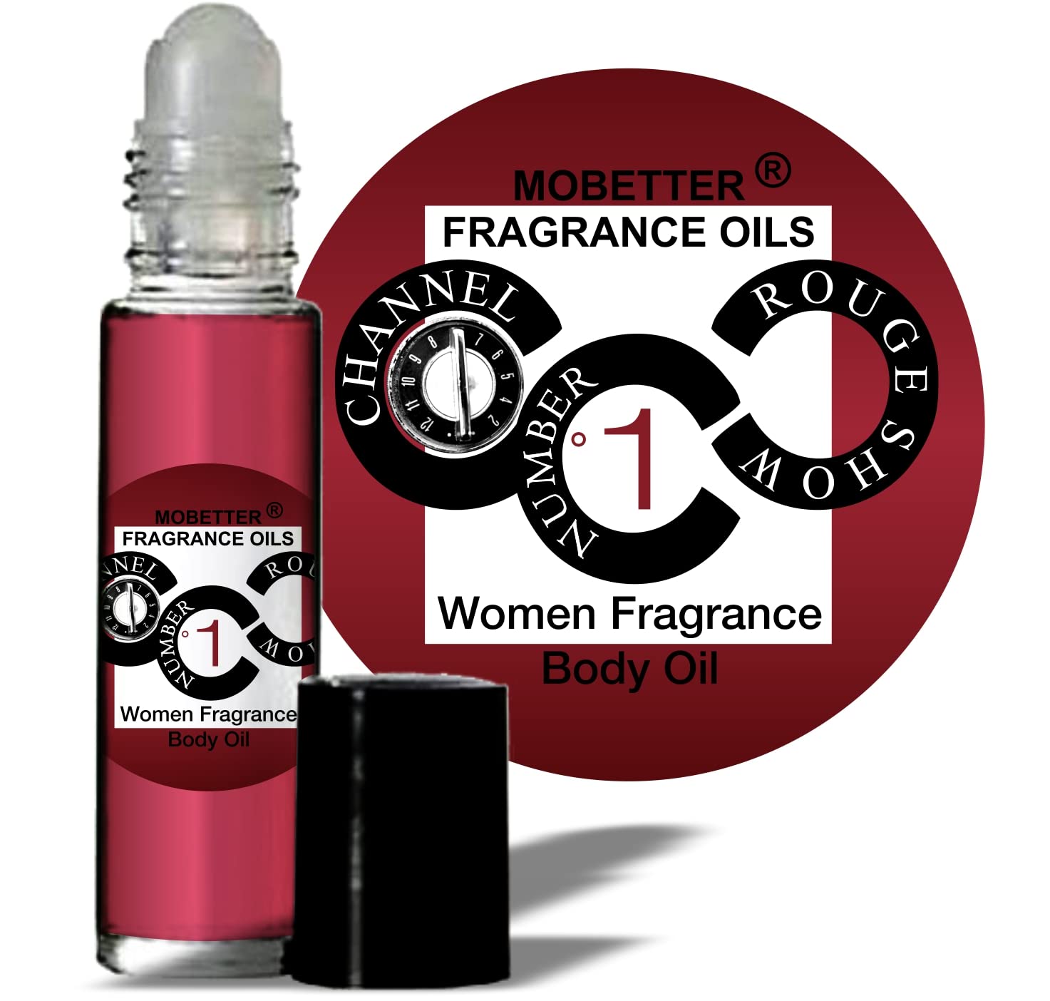 Channel Number 1 Rouge Show Perfume Body Oil for Women by Mobetter Fragrance Oils