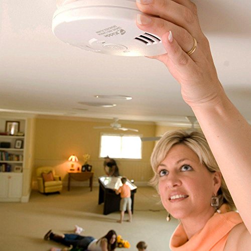 Kidde Intelligent Smoke & Carbon Monoxide Detector, Battery Powered, Combination Smoke & CO Alarm with Voice Alert