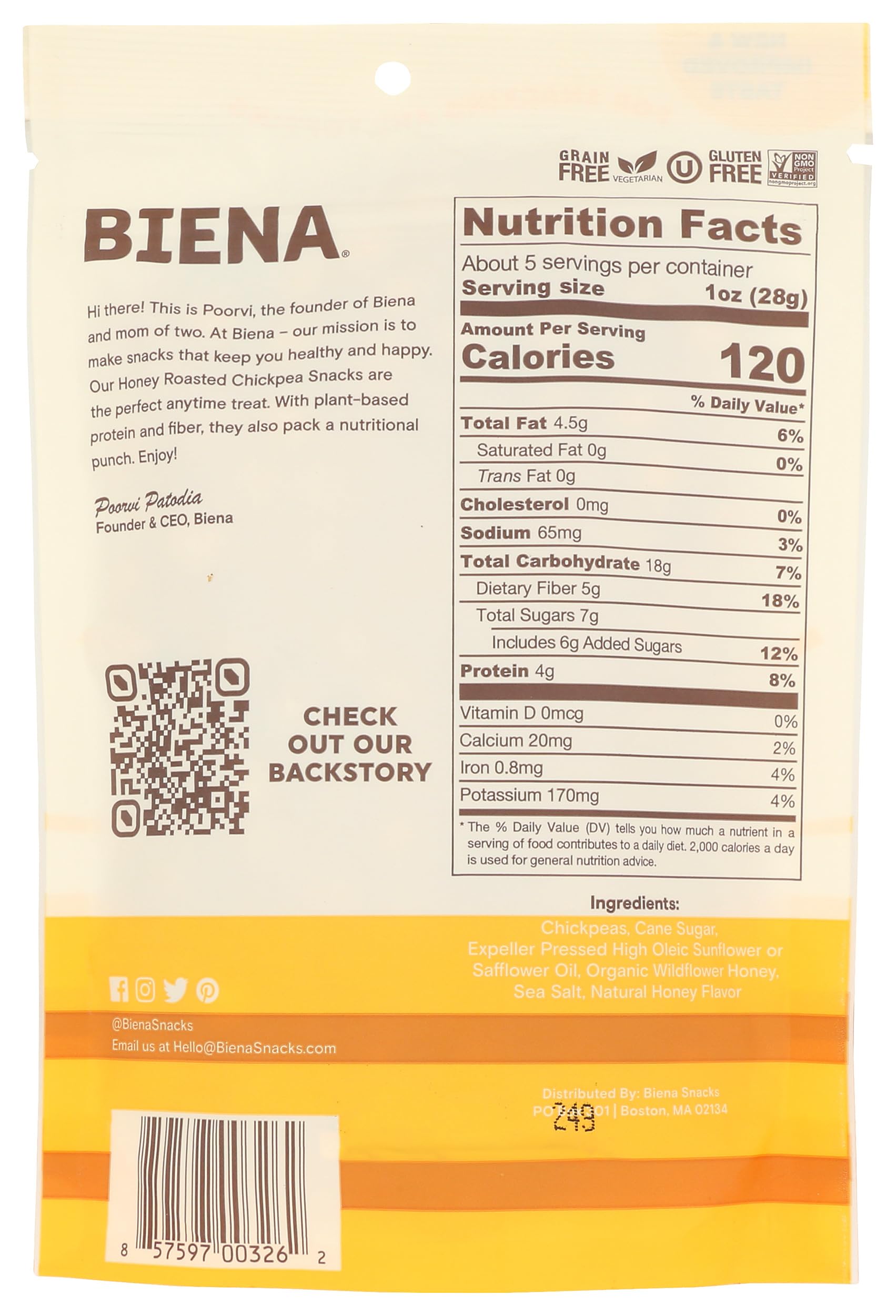 Biena Snacks (Older Version)