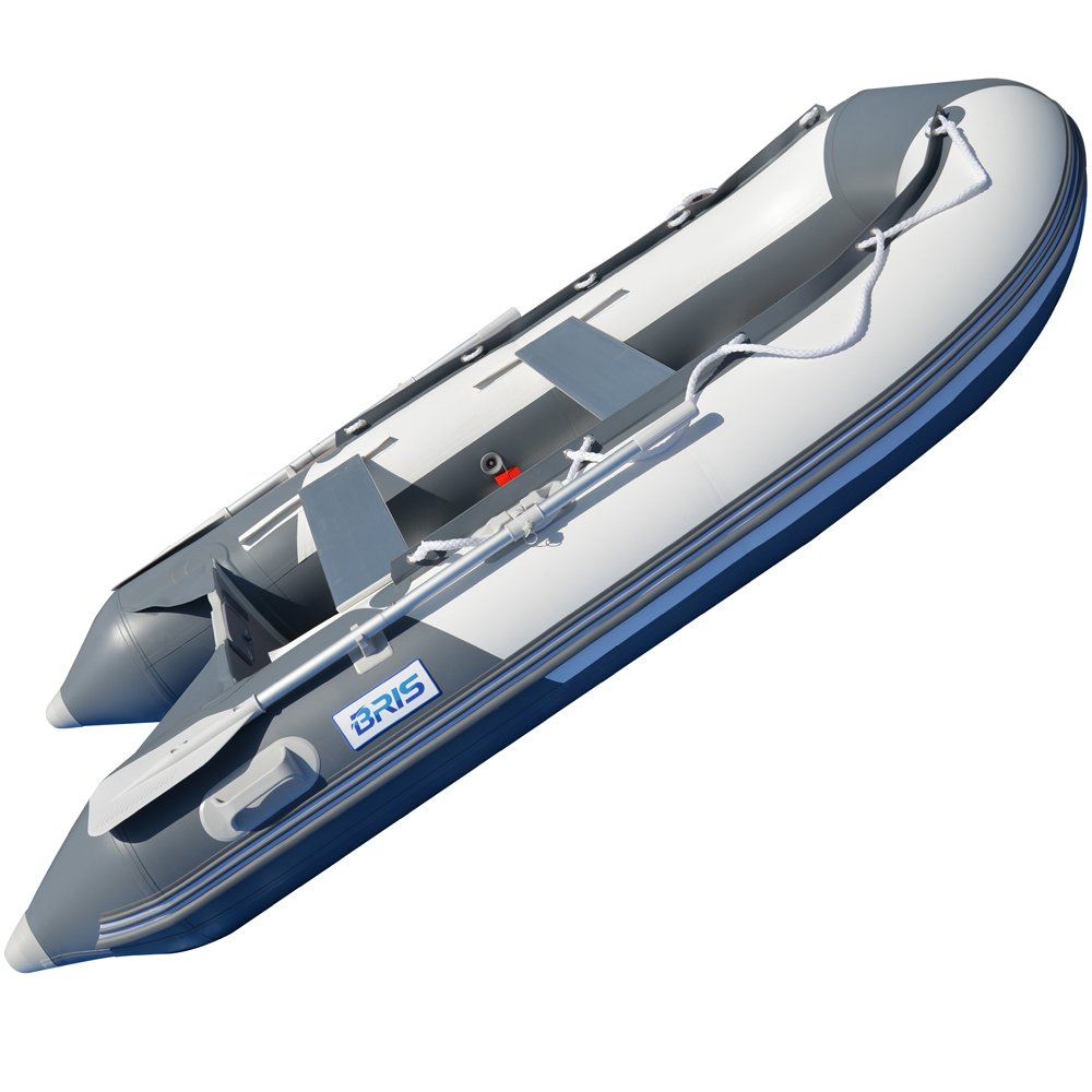BRIS 10.8 ft Inflatable Boat Inflatable Rafting Fishing Dinghy Tender Pontoon Boat