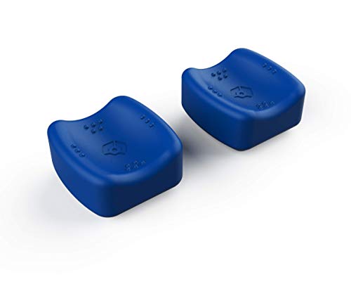 Gioteck SMP PS5 – Thumb Grips PS5 Megapack Caps/Caps/Protective Silicone for PlayStation 5 Joysticks – Non-Slip – Aiming Aid – PS5 Controller Protector (3 Pack) White/Blue/Black