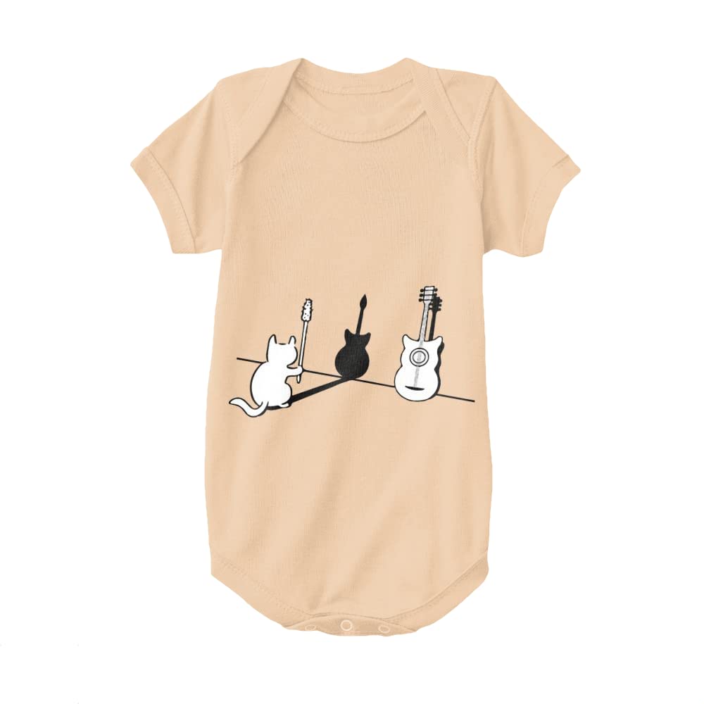 Cute Heart Shaped Nose Cat, Cat Baby Onesie
