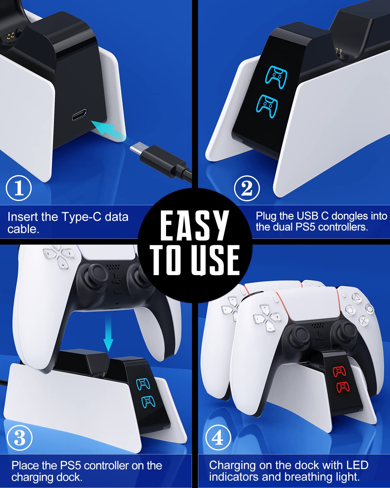 Controller Charger Station for PS5