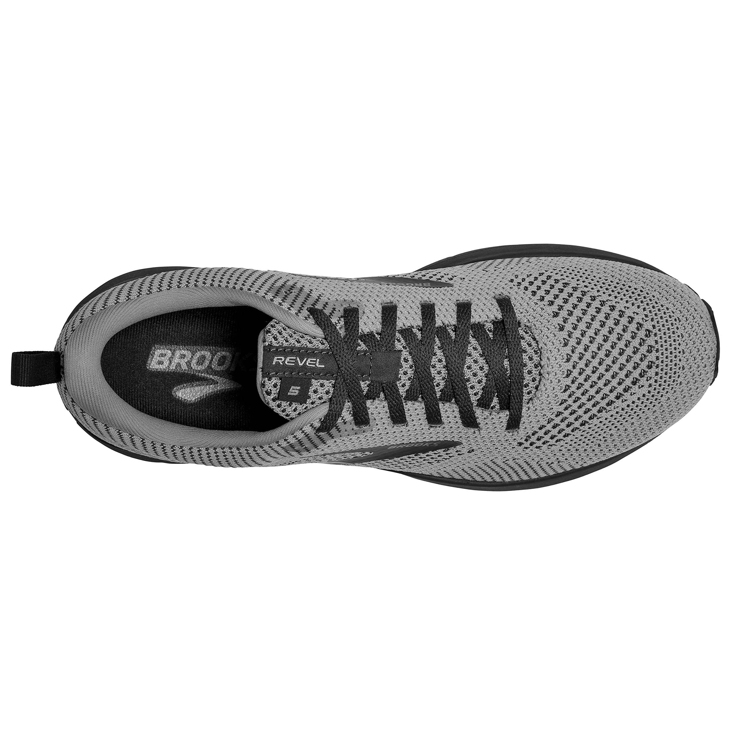 Brooks Revel 5 Ebony/Alloy/Metallic 10.5 D (M)