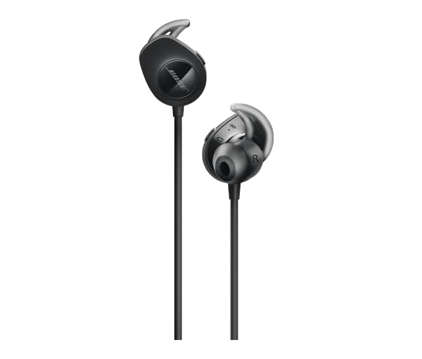 Bose SoundSport Wireless Bluetooth Headphones Headset Black - 761529-0010 (Renewed)