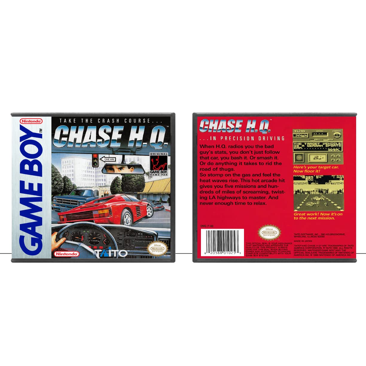 Chase H.Q. (TAITO) | (GB) Game Boy - Game Case Only - No Game