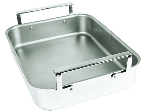 Cristel Stainless Steel 3-ply Roaster with Roasting Rack