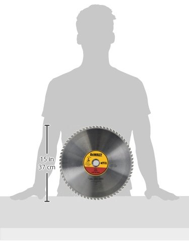 DEWALT 14-Inch Metal Cutting Blade, Ferrous Metal Cutting, 66-Tooth (DWA7747), Silver