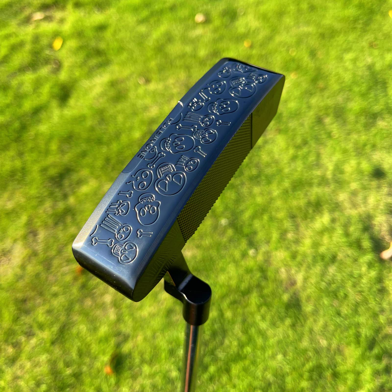 CALONG Super GSS Blade Golf Putter 303 Steel 375g CNC Milled Right Hand Skull Golf Club Putter with Headcover
