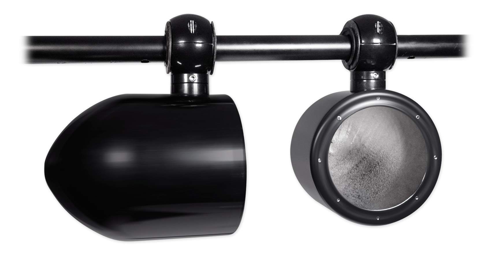 Rockville MacSwivelB (2) 360 Degree Rotation Swivel Clamp Mounts for Tower Pods