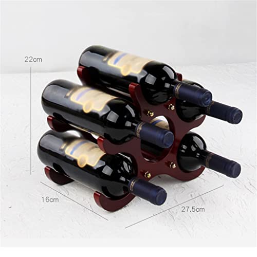 DOUBA European-Style Wooden Wine Rack Wine Bottle Cabinet Shelf Wooden Shelf Storage Rack Retro Display Cabinet
