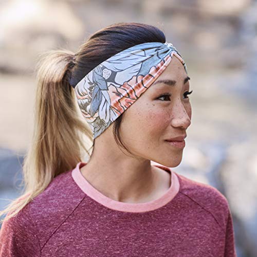 BUFF CoolNet UV Ellipse Headband, UPF 50 Sun Protection, Breathable, Cooling Hair Wrap, Versatile, Quick Dry Bandana, Boult Multi, Adult Size