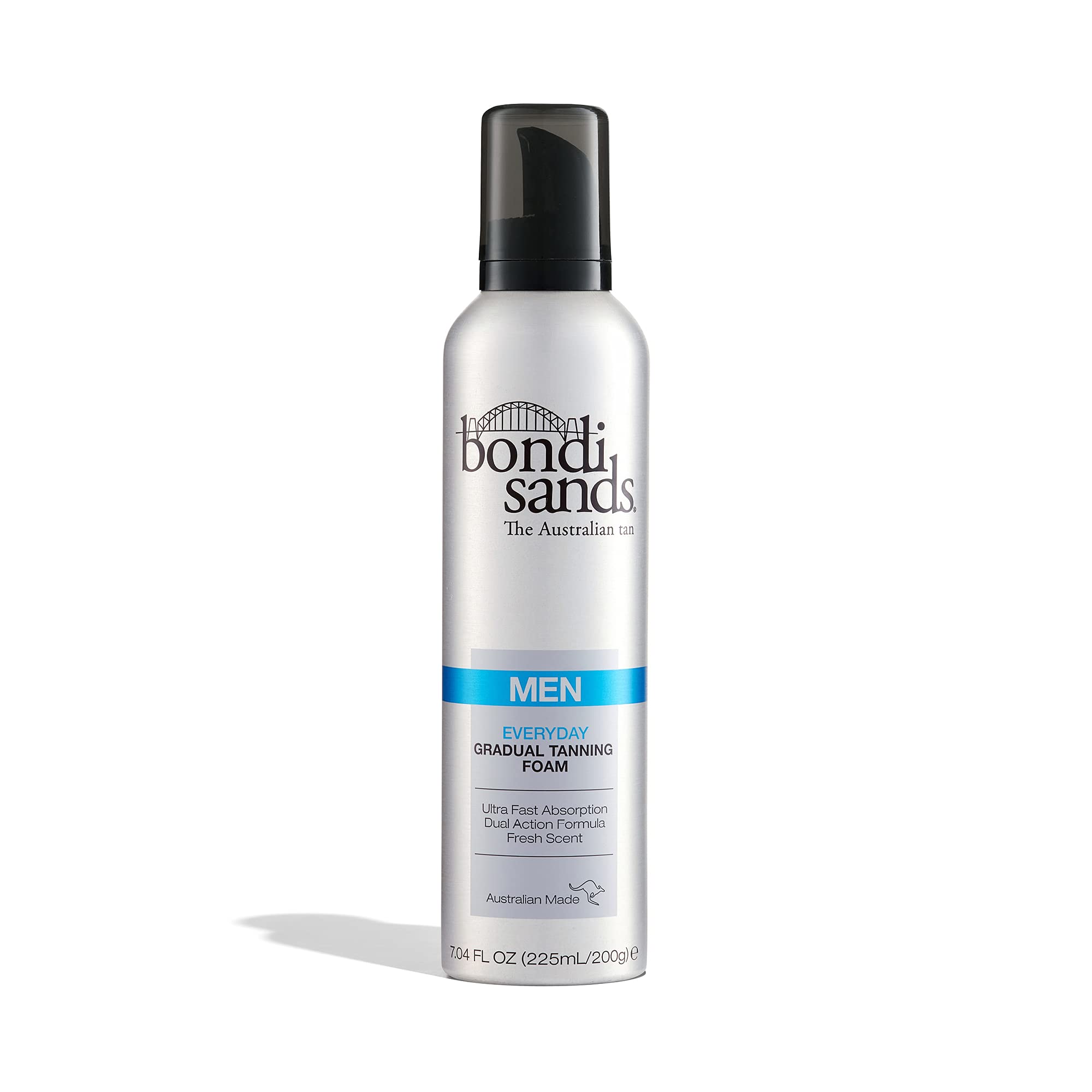 Bondi Sands Men's Everyday Gradual Tanning Foam | Effortless, Lightweight Tanning Foam Gradually Provides Easy Golden Glow | 7.04 oz/225 mL