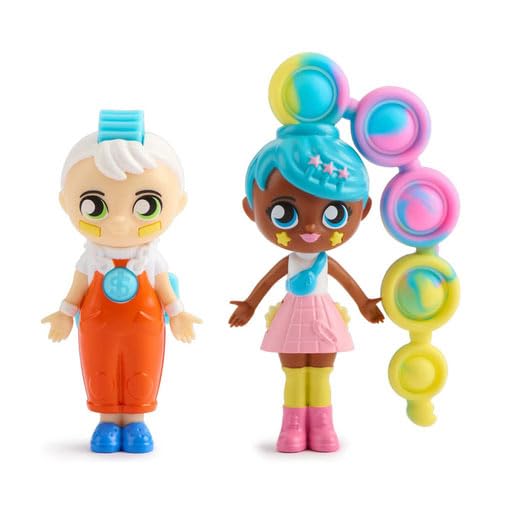 Fashion Fidgets Sensory Toy Dolls β Push Pop Fidget Toy Includes 1 Mystery Doll β Anxiety and Stress Relief for Kids