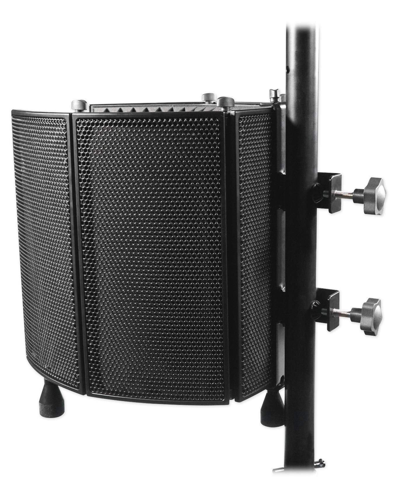 Rockville ROCKSHIELD 3 Large Studio Mic Isolation Shield w/Sound Dampening Foam