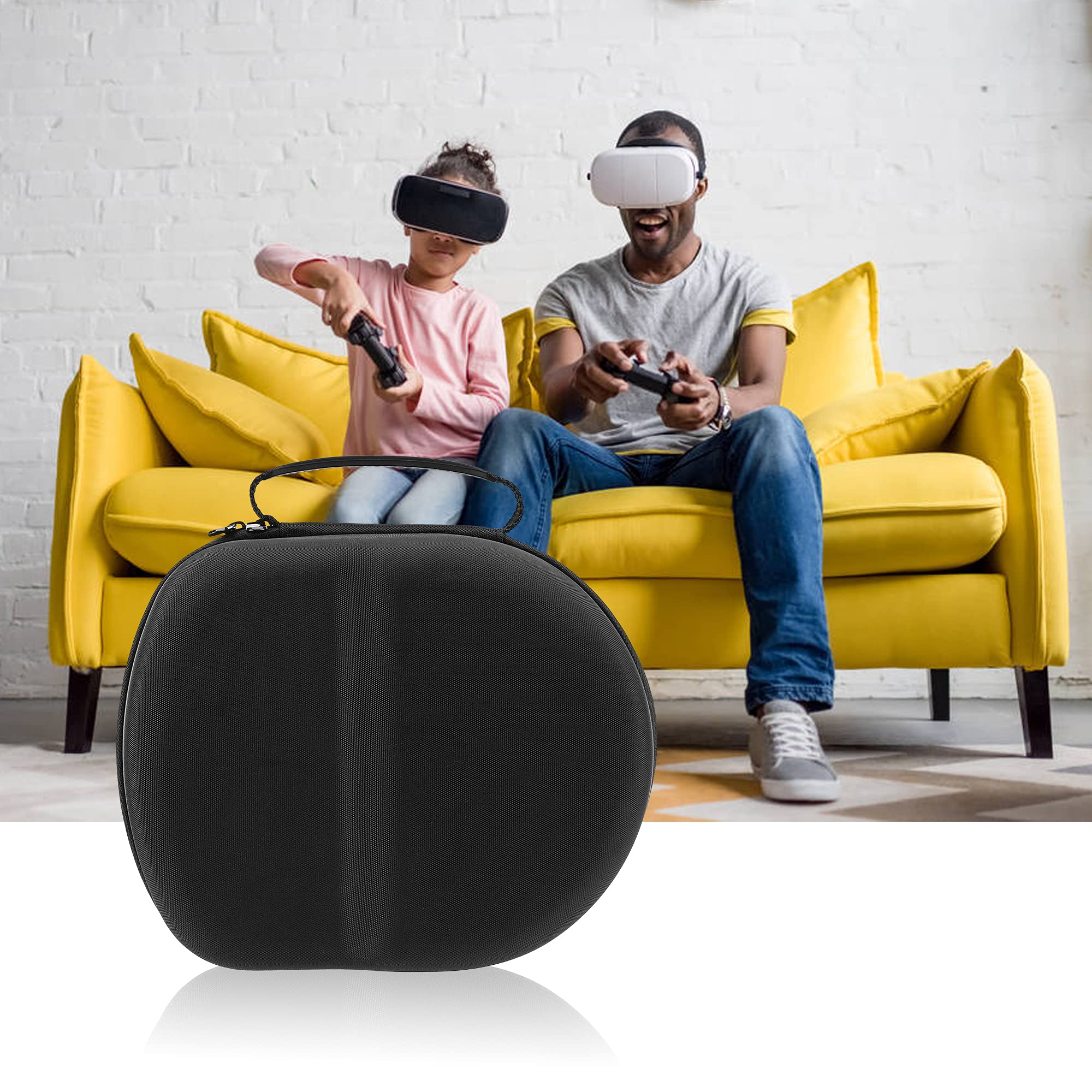 Brappo VR Carrying Case Compatible with Oculus Quest, Protect Oculus Quest VR Gaming Headset and Controllers Accessories