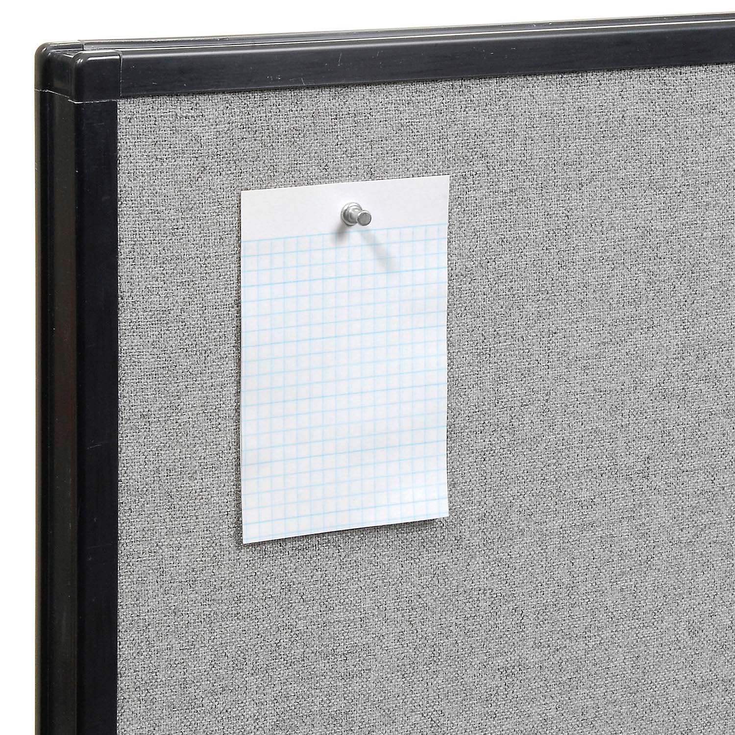 Global Industrial 60-1/4"W x 42" H Freestanding Office Partition Panel, Gray