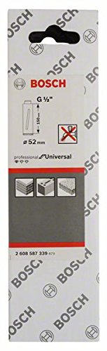 Bosch Professional 2608587340 Diamond Dry core Cutter G 1/2" 65 mm, 150 mm, 4 Segments, 7 mm, Silver, 65/150/7 mm