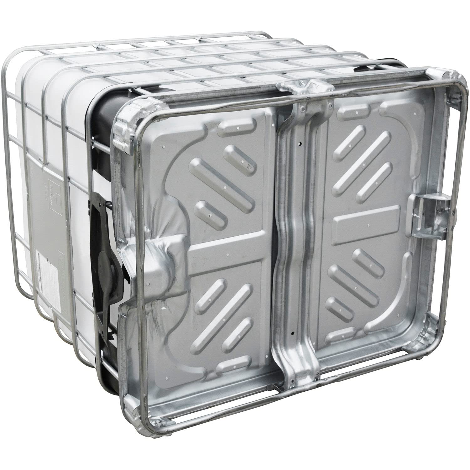 Global Industrial IBC Container 275 Gallon UN Approved w/Composite Metal Pallet Base