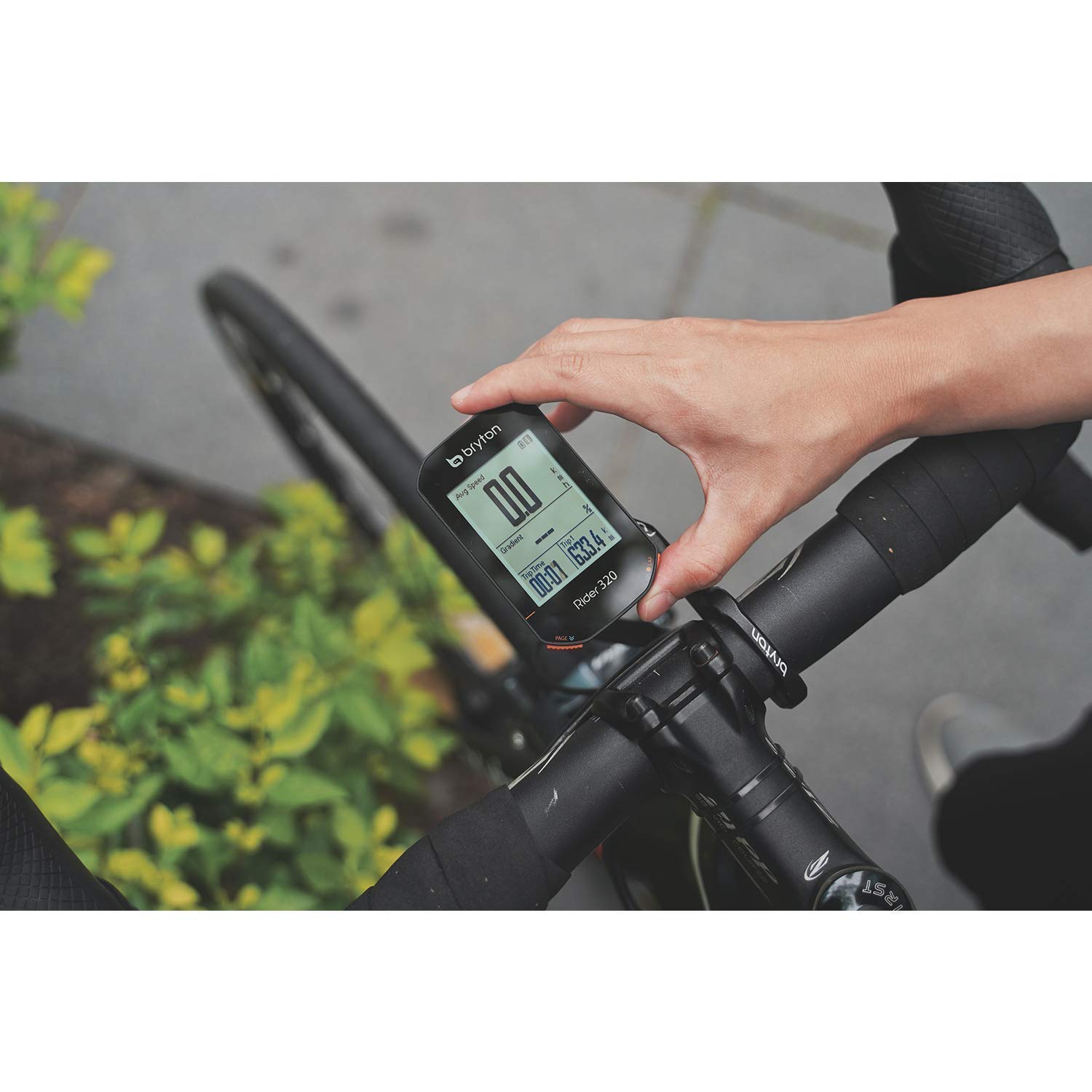 Bryton Rider 320T GPS Bike/Cycling Computer, Sensor Bundle. 5 Satellite Systems Support. 35hrs Long Battery Life. Support ANT+/BLE Speed, Cadence, heartrate Monitor sensors, ANT+ Power Meter.