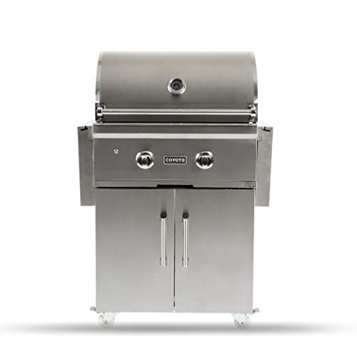Coyote C-Series 28-in. Propane Gas Grill, 2-Burner Freestanding Grill, 40,000 BTUs - C1C28LP-FS