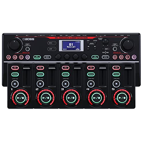 BOSS RC-505MKII Loop Station – The Industry Standard Tabletop Looper, Updated and Enhanced. Class-leading sound quality. Five simultaneous stereo phrase tracks. Input FX and Track FX sections.