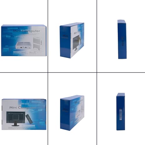 HISTTON Mini PC Fanless Mini Desktop PC Celeron J4125 DDR4 4GB RAM, 32GB SSD, Mini Desktop Computer, Dual LAN, BT4.0, Mini Desktop PC with HDMI/VGA Port,Fanless Mini PC Windows 10 Pro Industrial PC