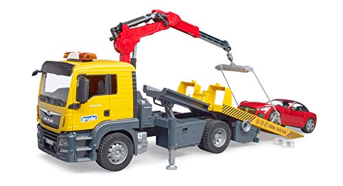 Bruder 03750 Man TGS Tow Truck Roadster and Light and Sound Module