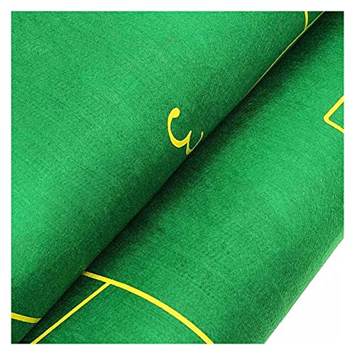 Craps and Roulette Table Felt 18090cm Texas Pokers Table Cloth Tablecloth Casino Poker Set Board Game Mat Poker Accessory for 10 Player
