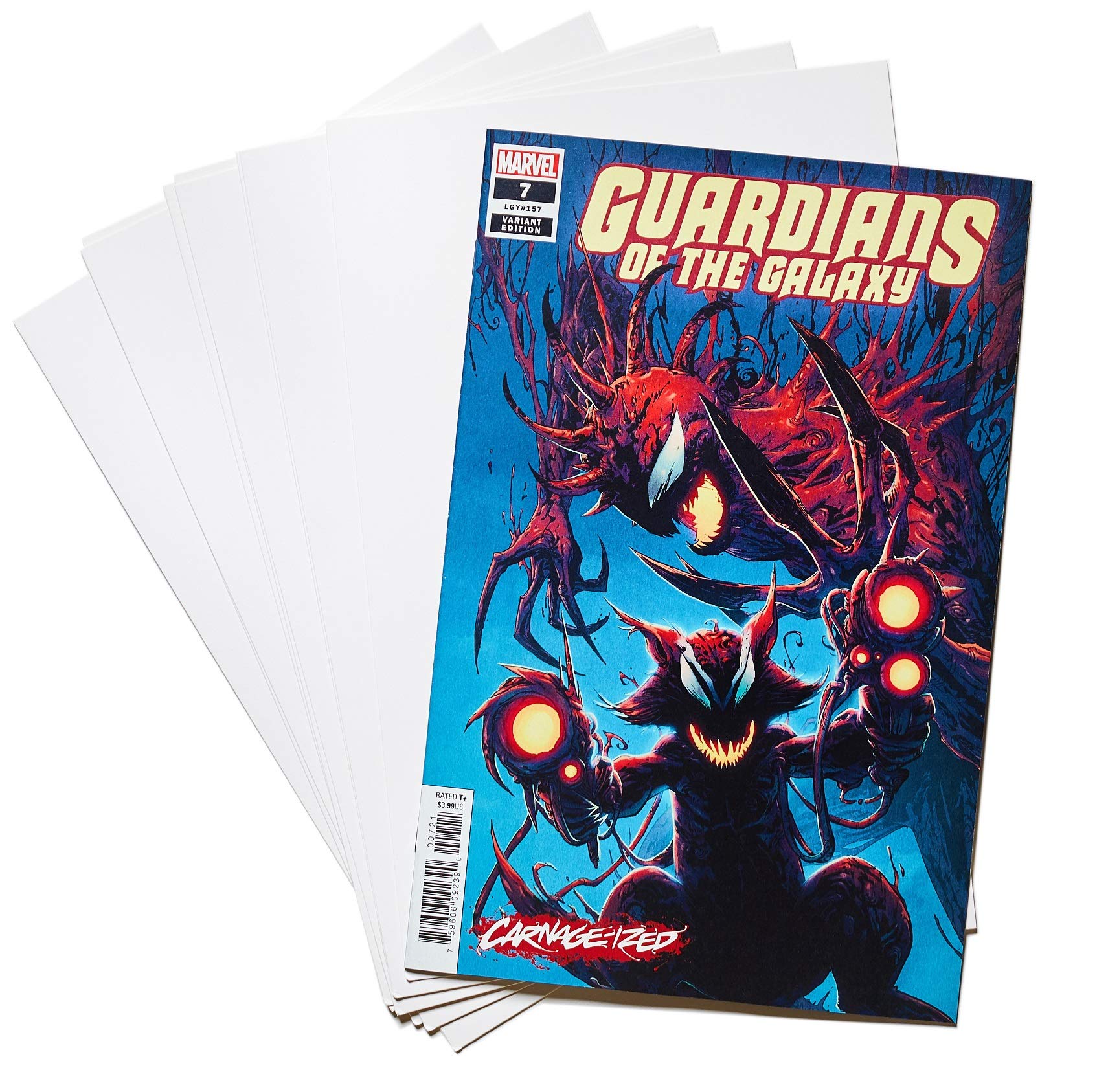 Big Fudge 50 Comic Book Bags and Boards - Protector Sleeves for Comics and Magazines - Archival Protection for 1990s to Current Comic Books - 7.25" x 10.5"