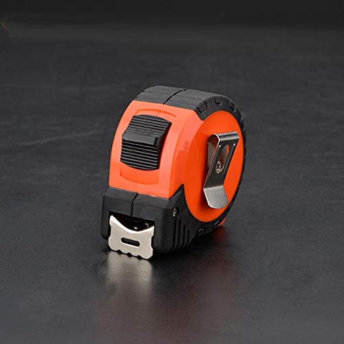 Edward Tools Harden Pro Measuring Tape 16 FT- Quick Retractable Measuring Tape Standard and Metric - Centimeters and Inches - Quick Mark Blade - Heavy Duty Rubber Shock Proof Case - Belt Clip