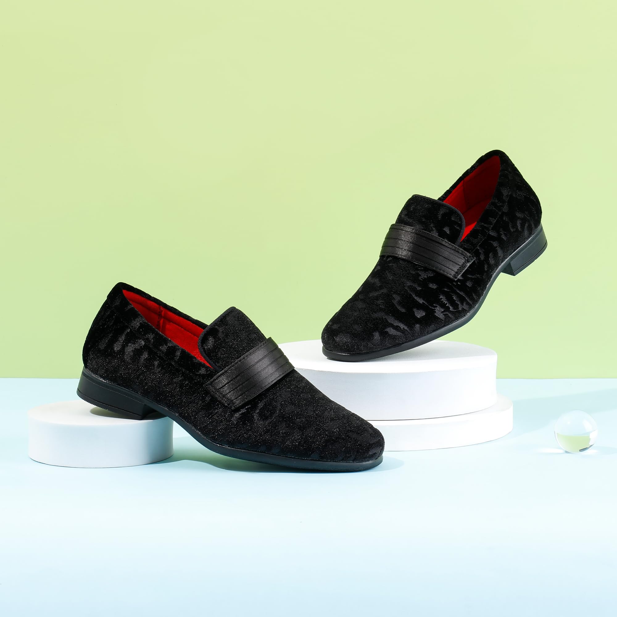 Bruno Marc Boy's Dress Formal Tuxedo Shoes Slip-on Loafers, Black, Size 10, SBLS2340K