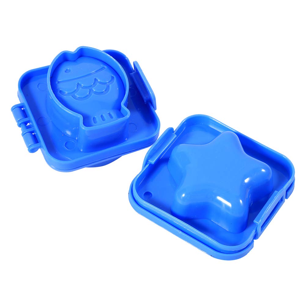 Diy Cartoon Egg 6pcs Cute Style Fish Car Heart Shape Egg Sushi Eggs Cute Mould Pan Cooking Rice Food Grade Cartoon For Kids