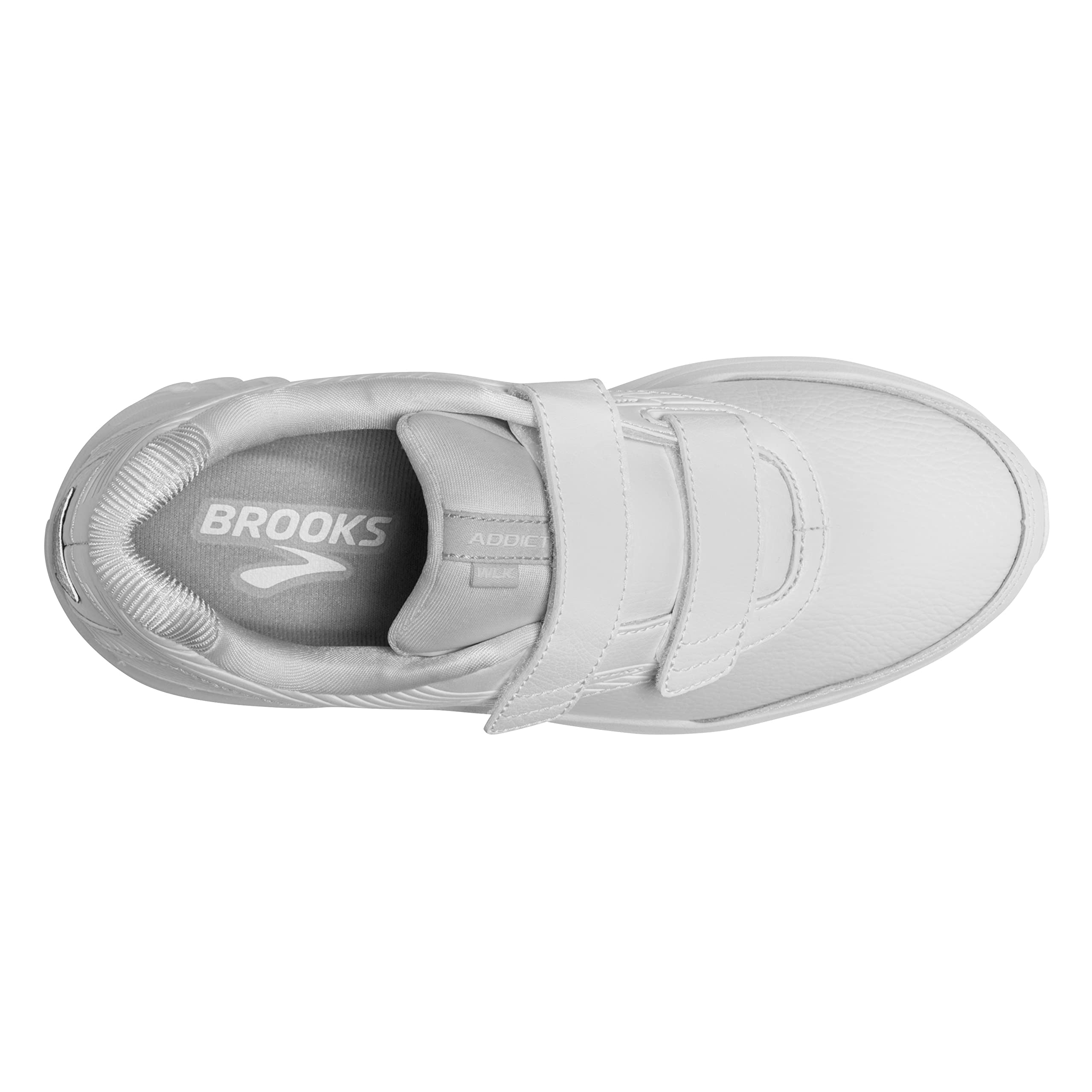 Brooks Addiction Walker V-Strap 2 Women's Walking Shoe - White/White - 9 X-Wide