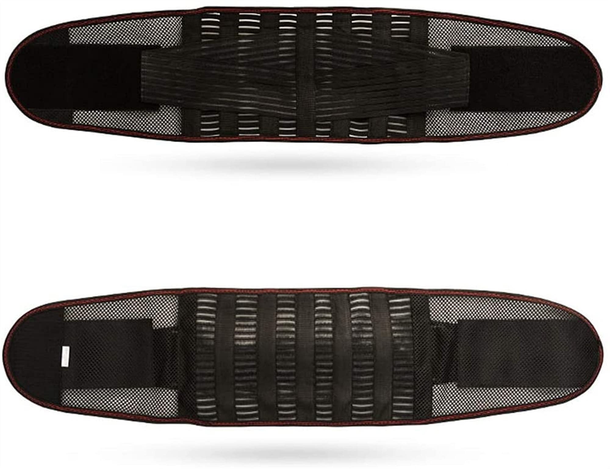 Breathable Lumbar Support Pain Relief Adjusable Self-Heating Magnetic Therapy Prevention Spine Injury and Improves Posture Lower Back Belt Brace Unisex (Size : X-Large)