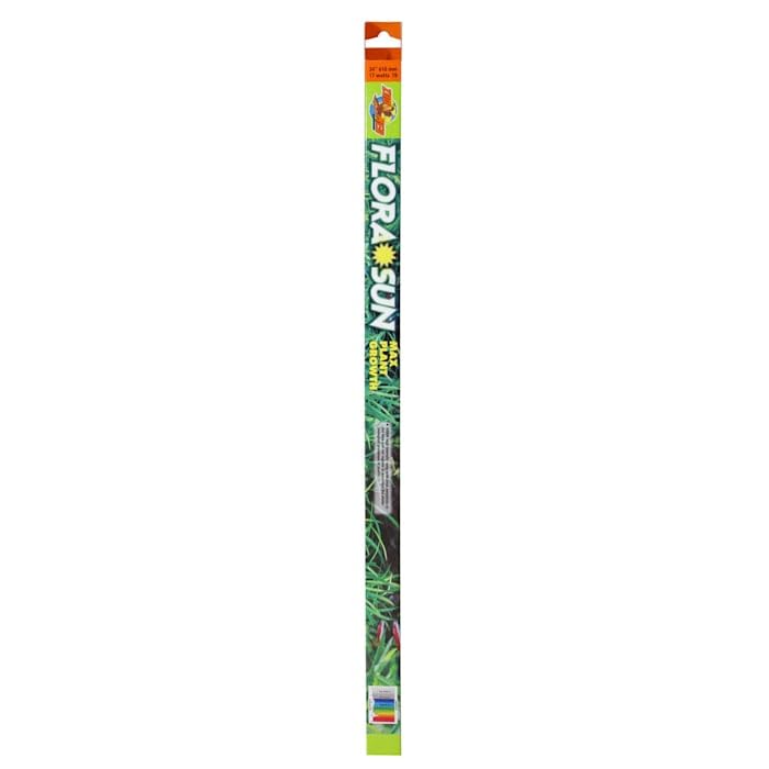 Zoo Med T-8 Flora Sun Max Plant Growth Fluorescent Bulb, 24" L, 17 Watts