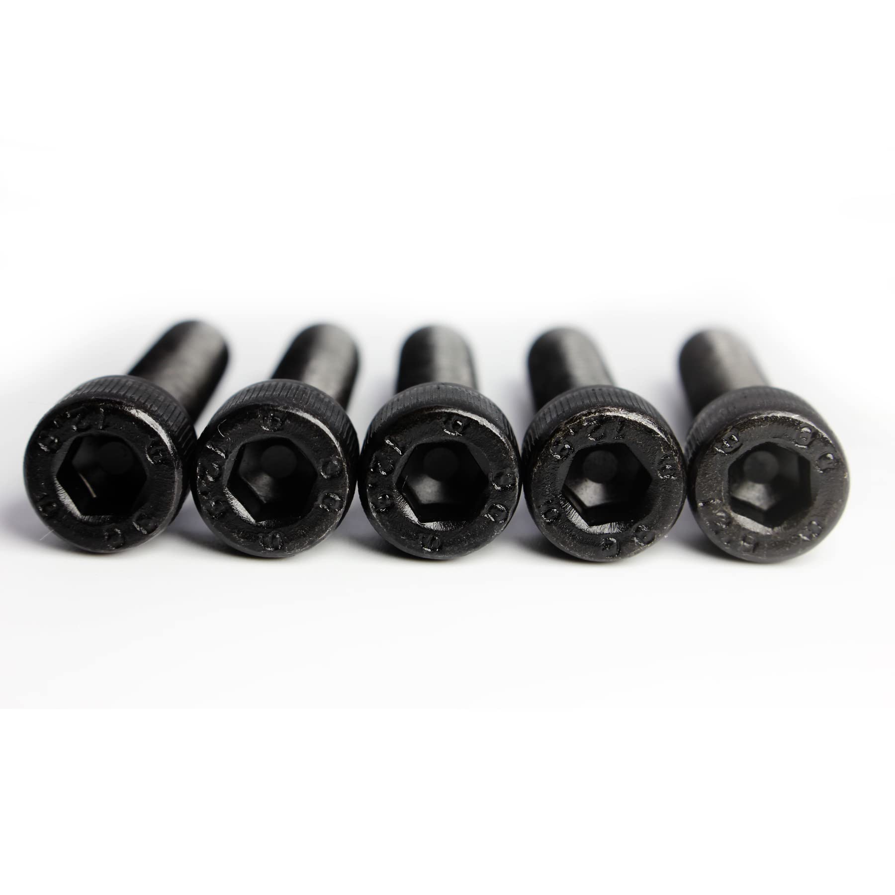 GUTEBANG M5x25mm Socket Head Cap Screws Bolts Metric Machine 12.9 Grade Alloy Steel Hex Socket Screw, Black Oxide Finish, Fully Threaded, 50PCS