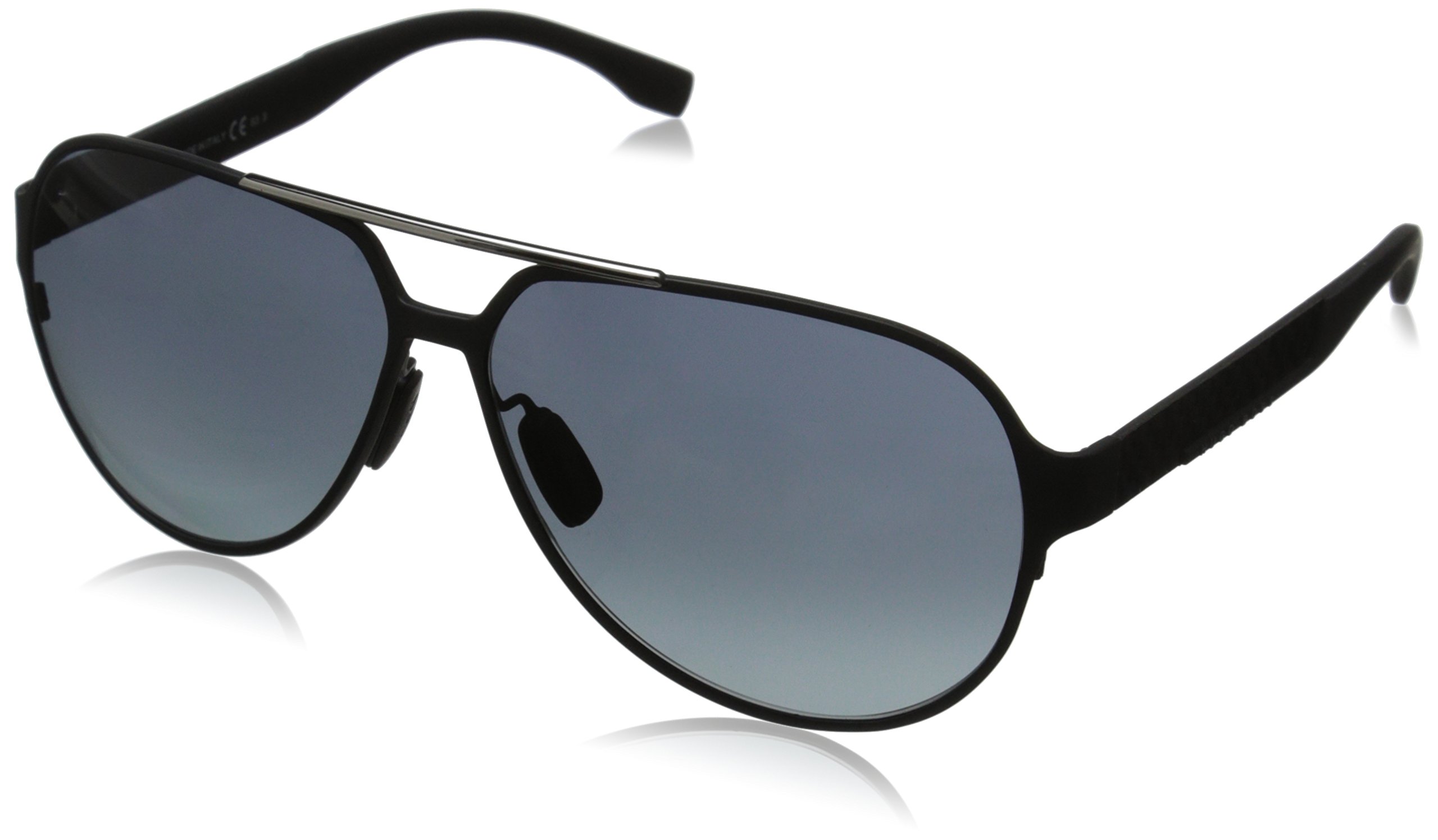 Boss 0669/S HD HXJ 63 Men's Sunglasses, Black (Mttbk Carbon/Grey Sf), Black (Mttbk Carbon/Grey Sf)