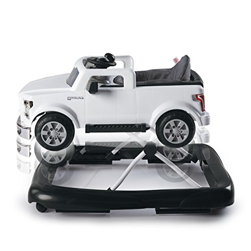 Bright Starts Ford F-150 Ways to Play 4-in-1 Activity Baby Push Walker, White, Age 6 Months+